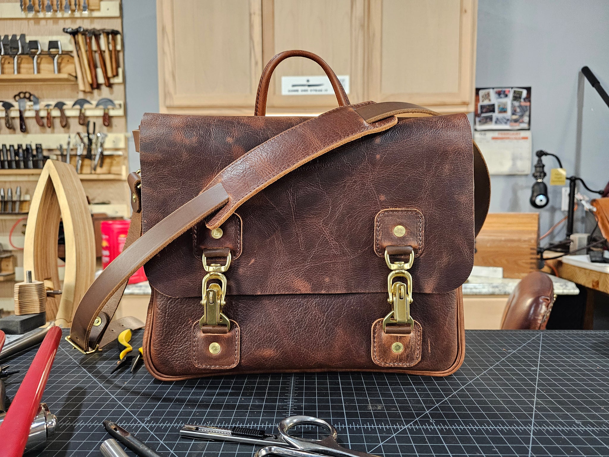 Maker's Pony Express Satchel Acrylic Template Set – Maker's Leather Supply