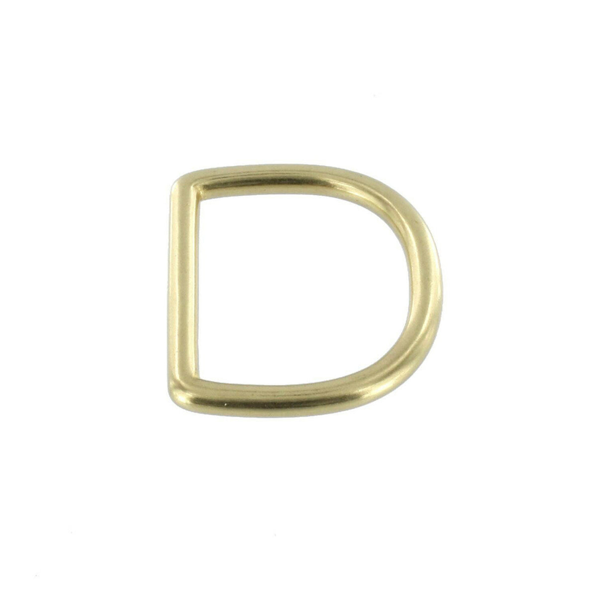 DR0 Natural Brass, D-Ring, Solid Brass-LL, 1" – Maker's Leather Supply