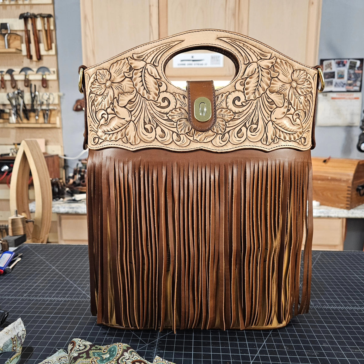 Maker's Classy Fringe Purse Acrylic Template Set – Maker's Leather Supply