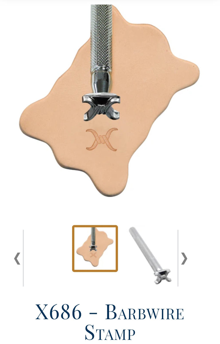 Barbed Wire Stamping Tool – Maker's Leather Supply