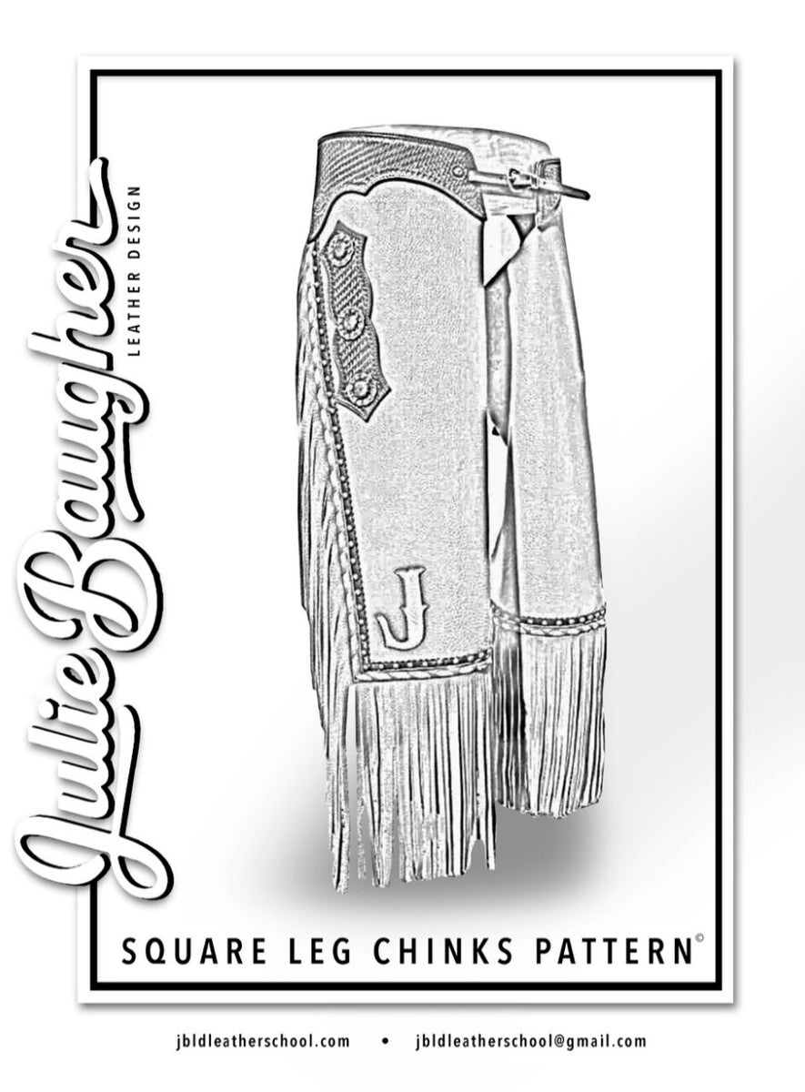 Square Leg Chinks- Chap Pattern Pack – Maker's Leather Supply
